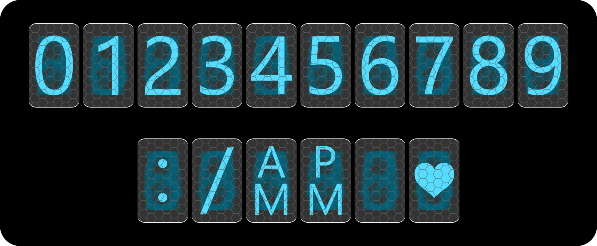 SPI Display Array Board – Clock – Savage Electronics Blog